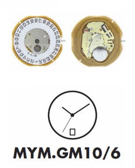 Movement Citizen-Miyota GM10-6H- 1M12