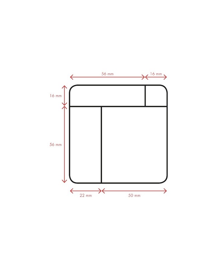 STACKABLE ABS PLASTIC TRAY FOR SPARE PARTS